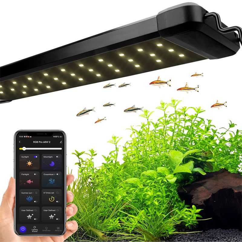 Hygger Bluetooth Aquarium LED LIght – Cuboid Aquatics LLC